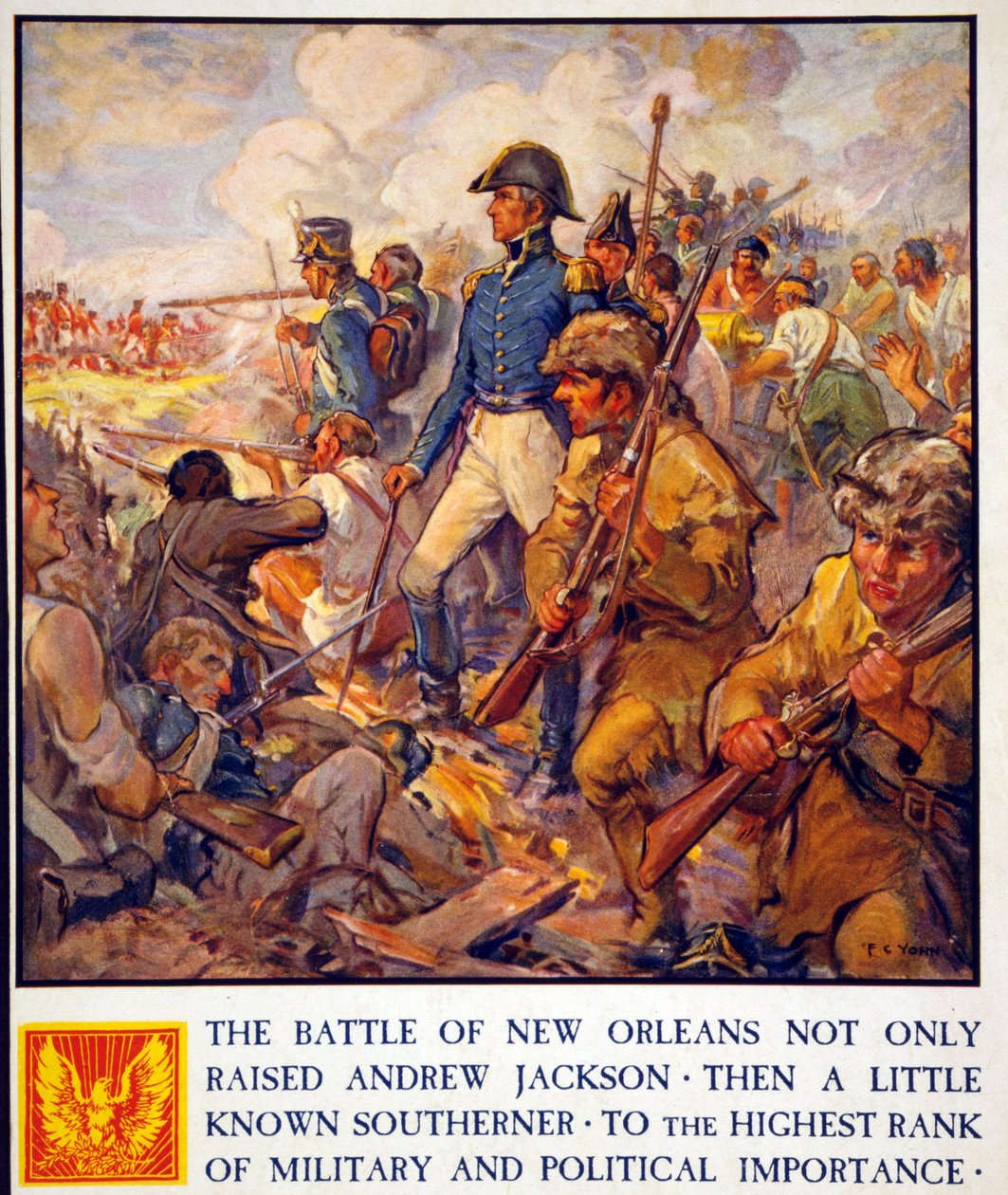 Andrew Jackson during the Battle of New Orleans